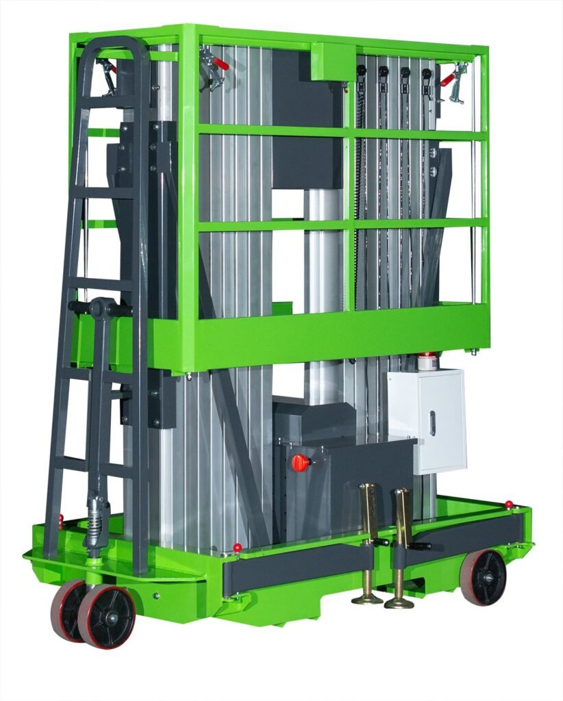 Double Aluminium Mast Aerial Work Platform – Skega